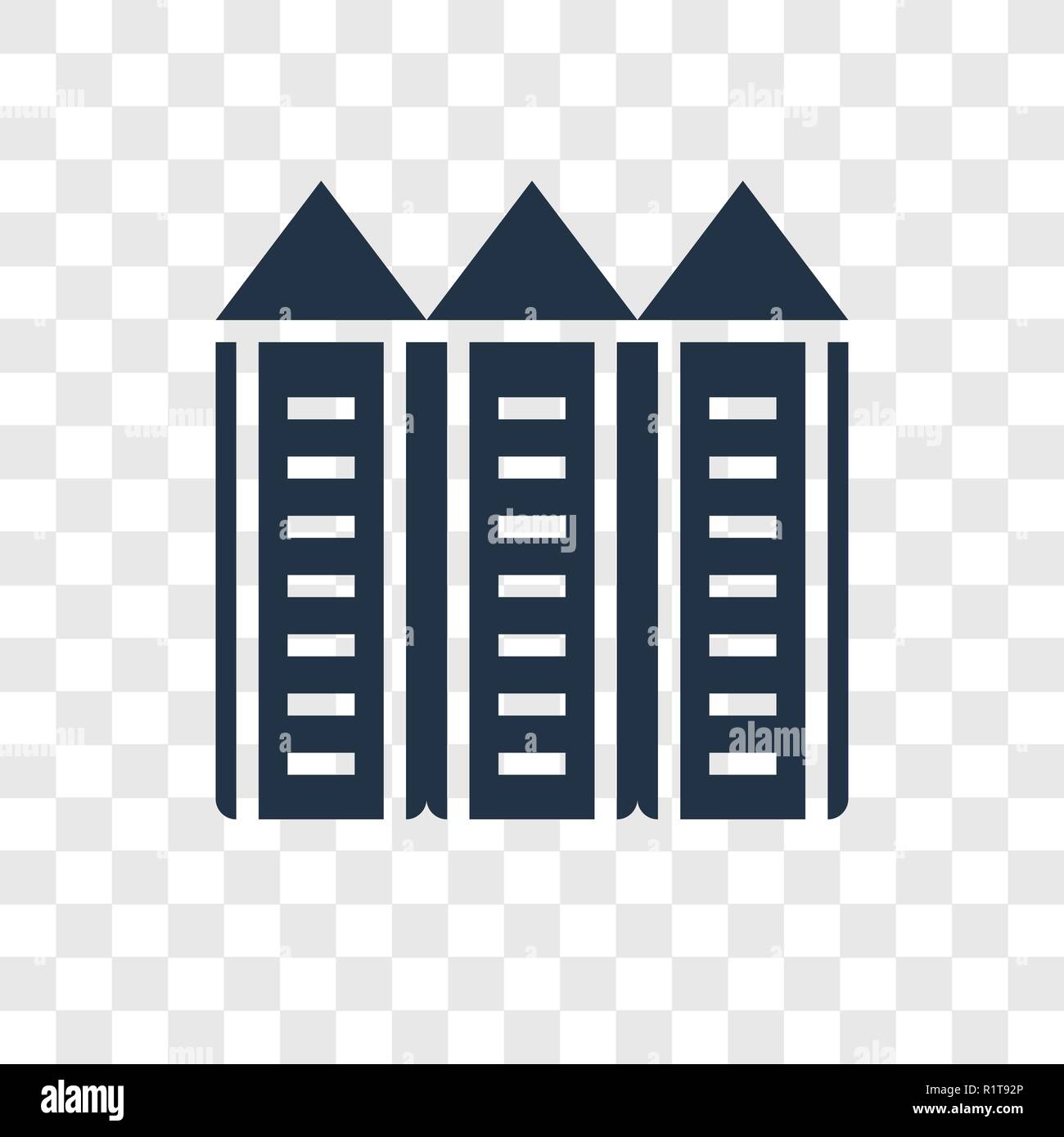 Silo vector icon isolated on transparent background, Silo transparency ...