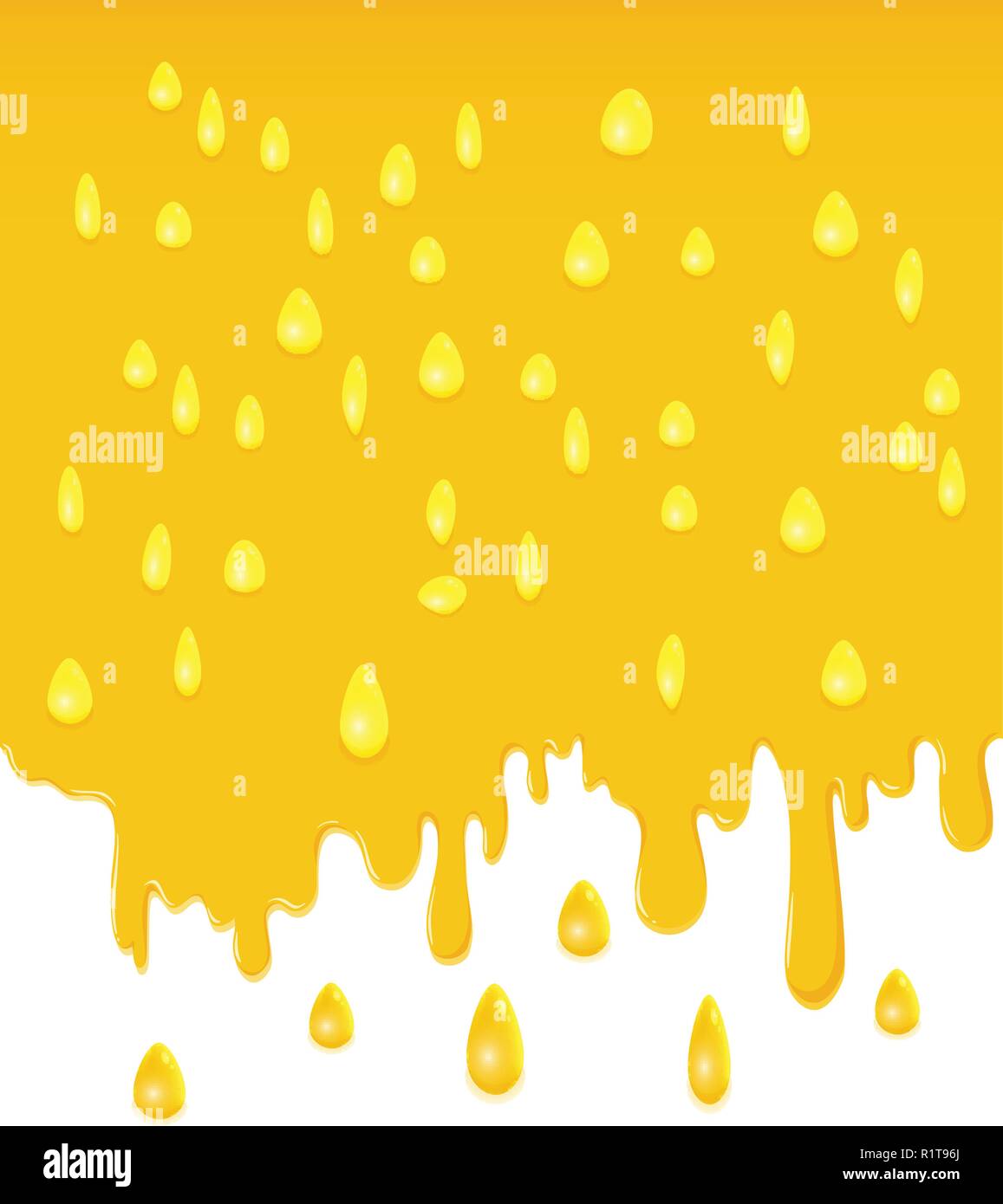 Yellow water dripping background illustration Stock Vector Image & Art ...