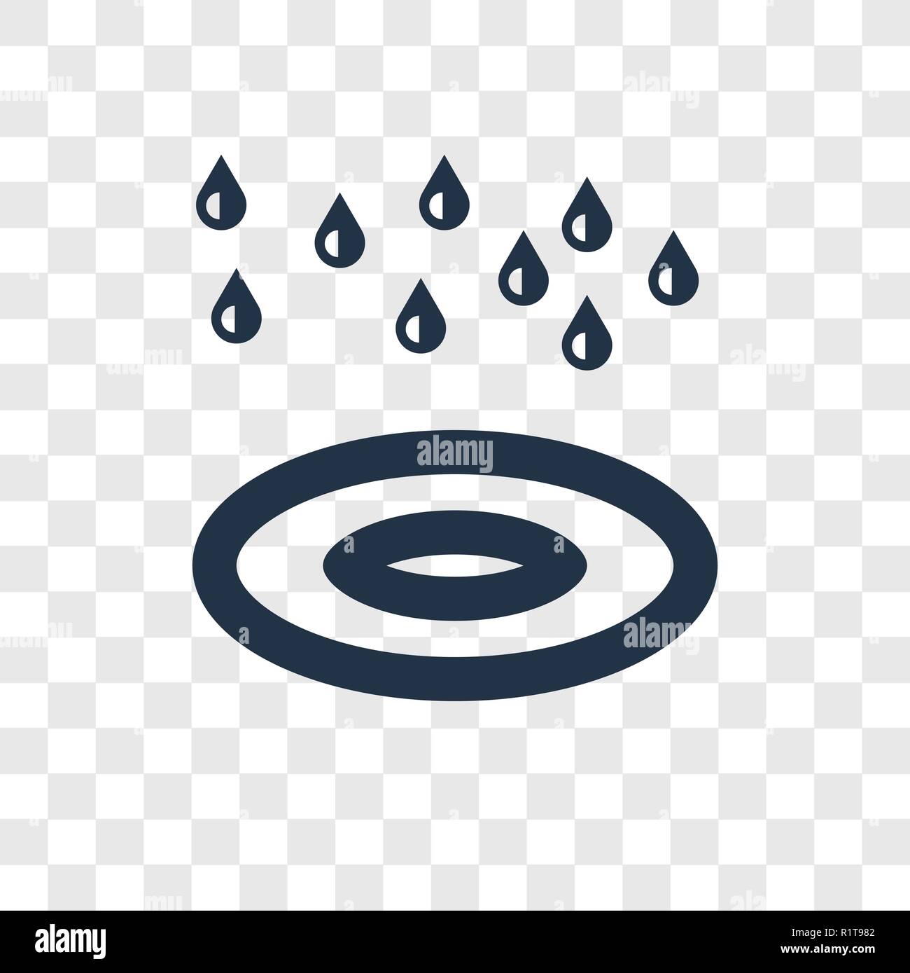Water vector icon isolated on transparent background, Water ...