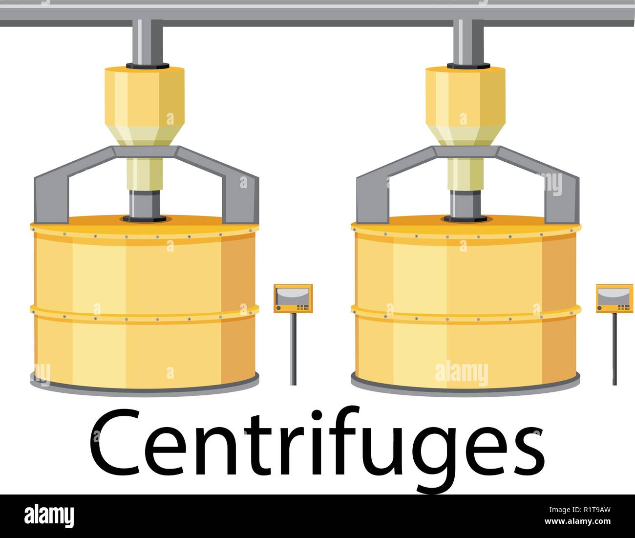 Centrifuges Stock Vector Images - Alamy