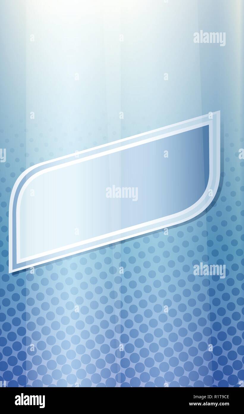 A blank blue template illustration Stock Vector Image & Art - Alamy