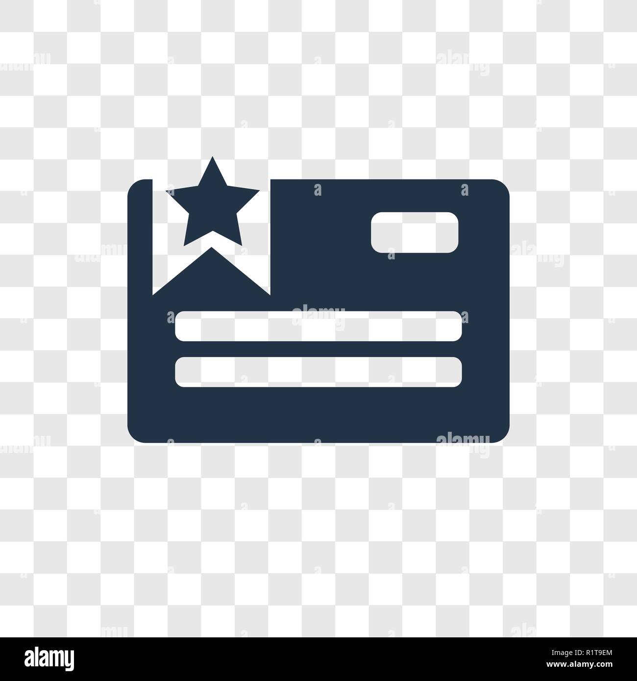 Favorite Web vector icon isolated on transparent background, Favorite ...