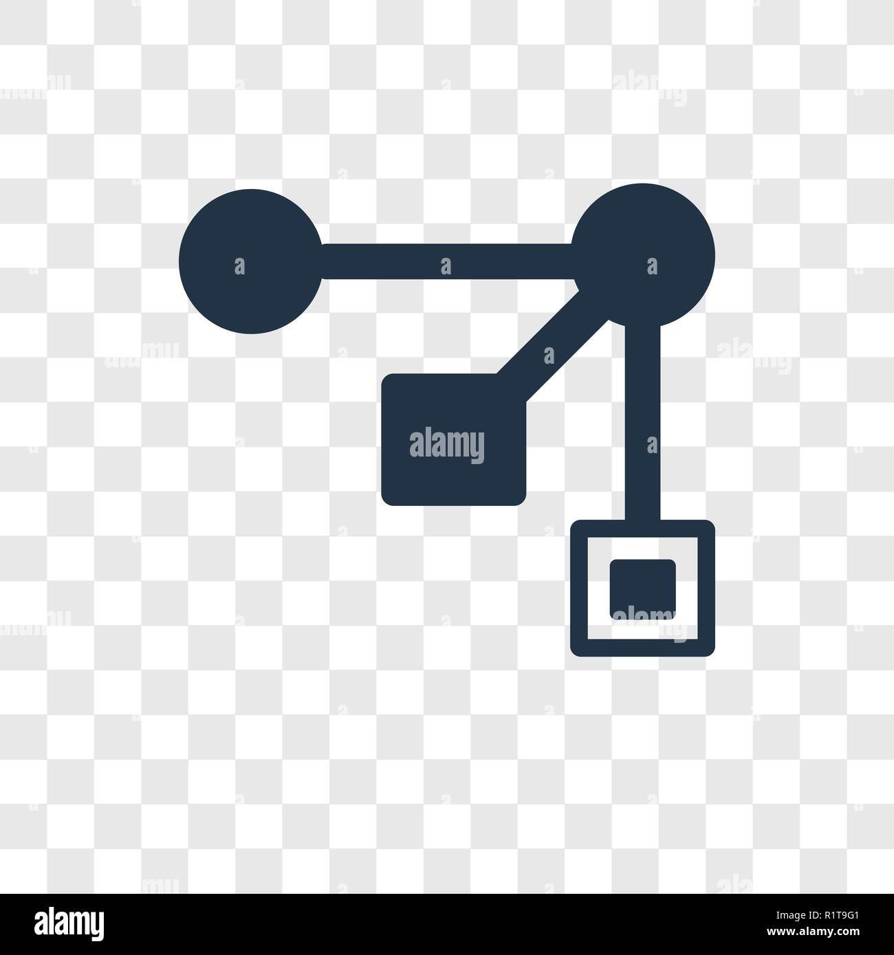 Organization vector icon isolated on transparent background ...