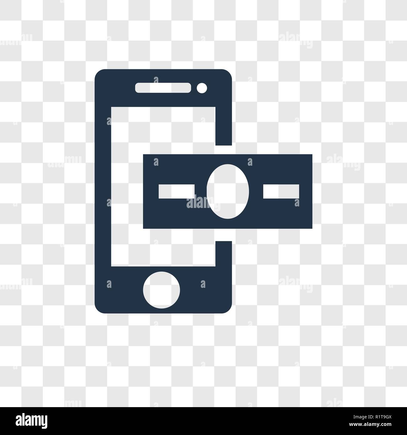 Payment method vector icon isolated on transparent background, Payment ...