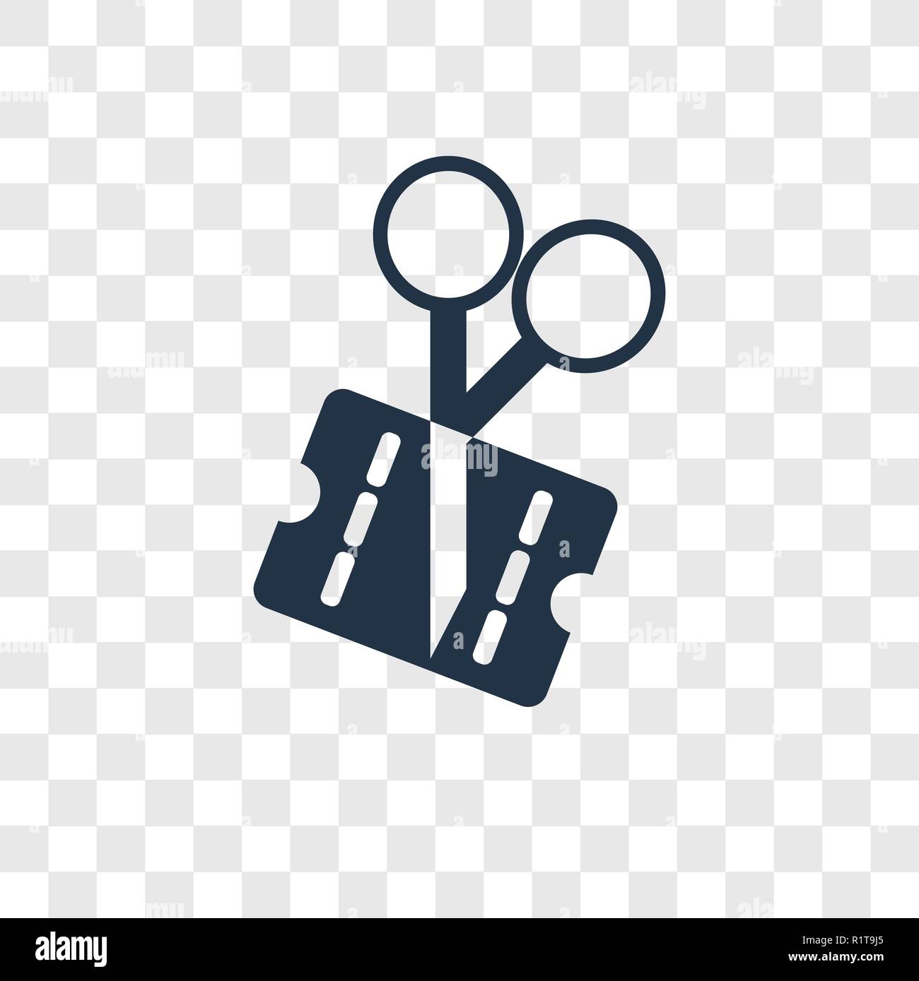 Coupon vector icon isolated on transparent background, Coupon ...