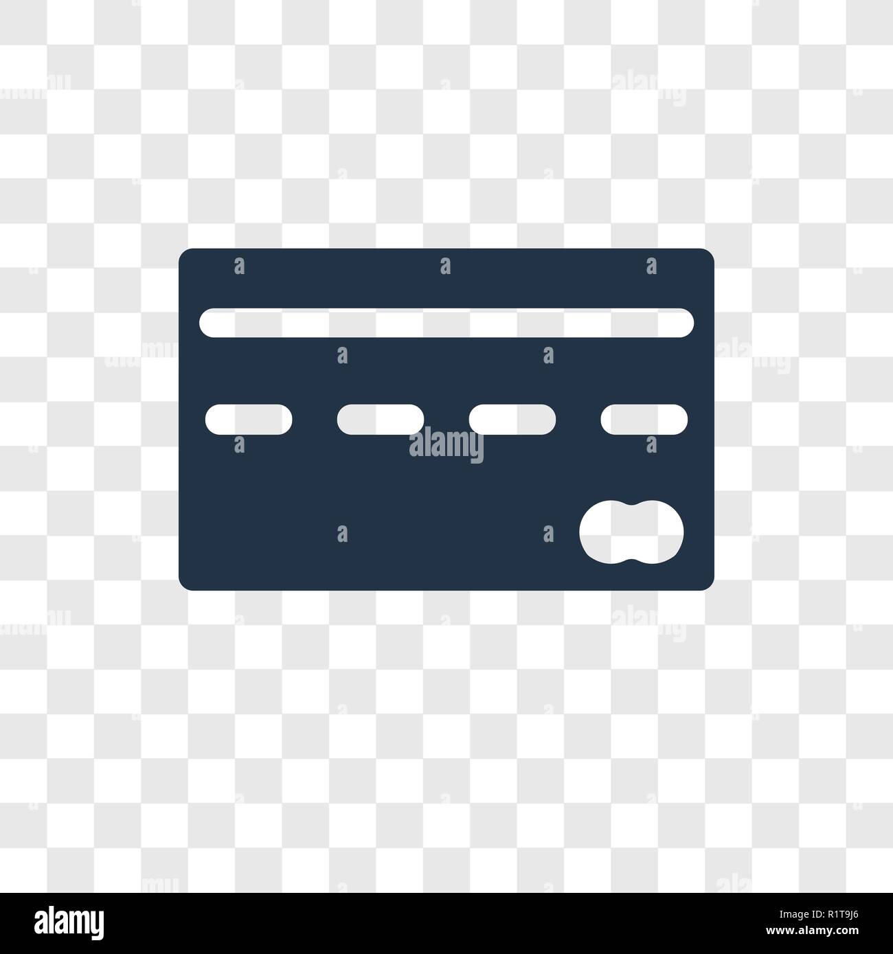 Cit card vector icon isolated on transparent background, Cit card ...