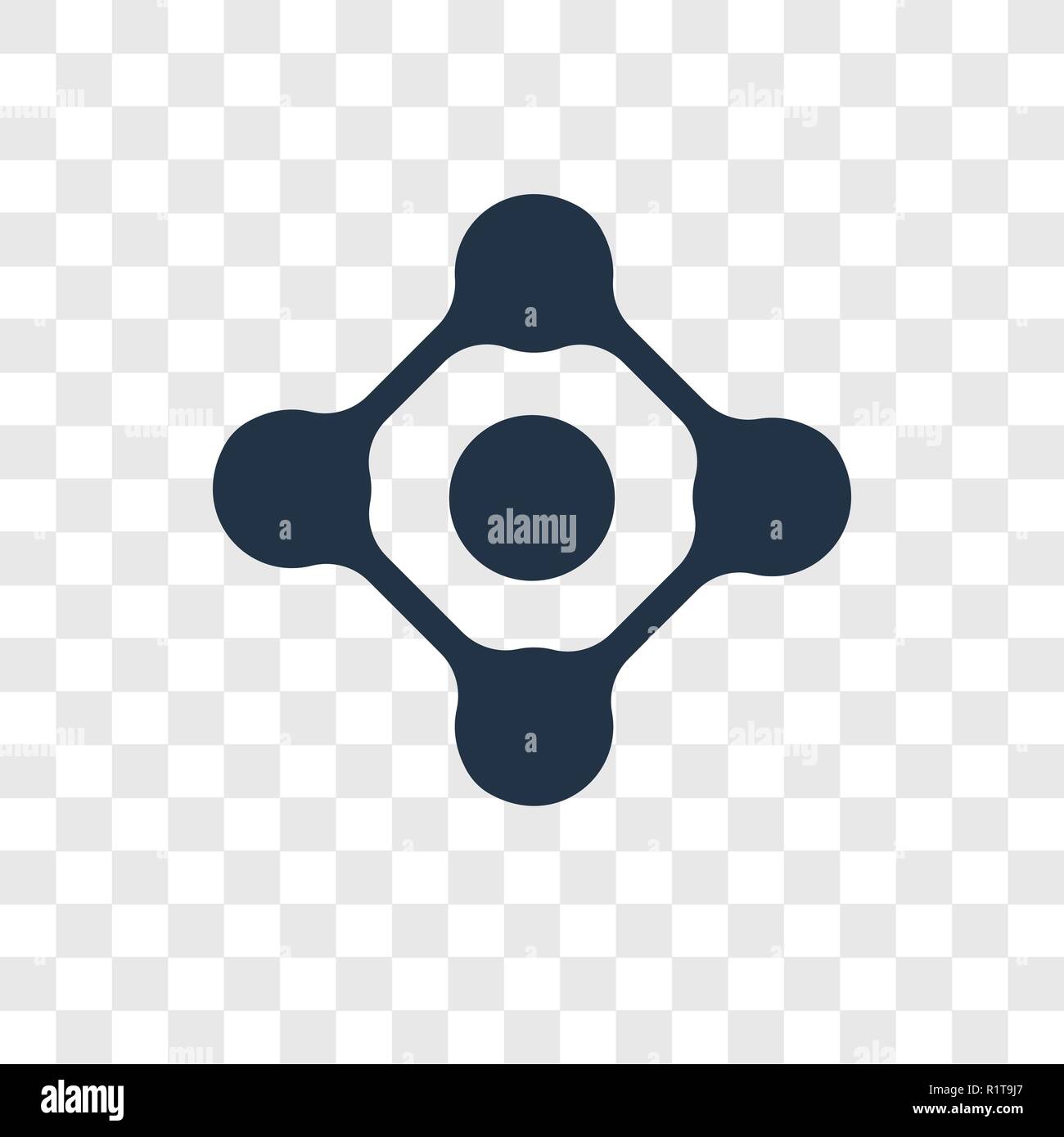 Network vector icon isolated on transparent background, Network ...