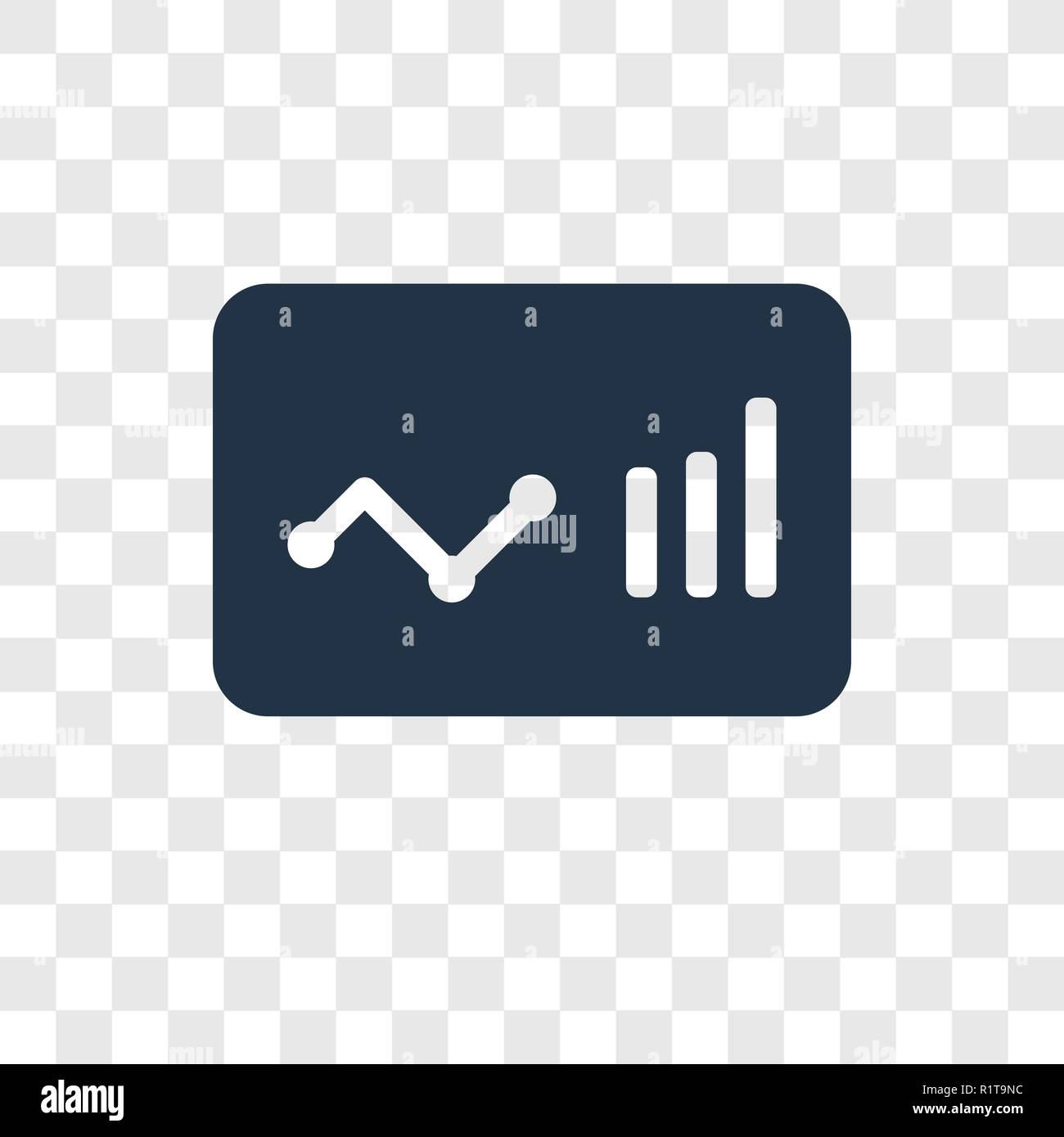 Analytics vector icon isolated on transparent background, Analytics ...