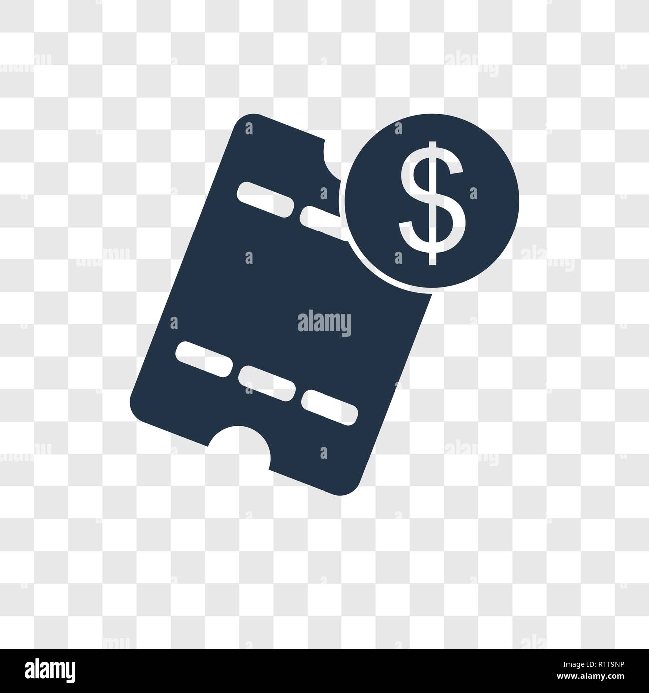 Invoice vector icon isolated on transparent background, Invoice ...