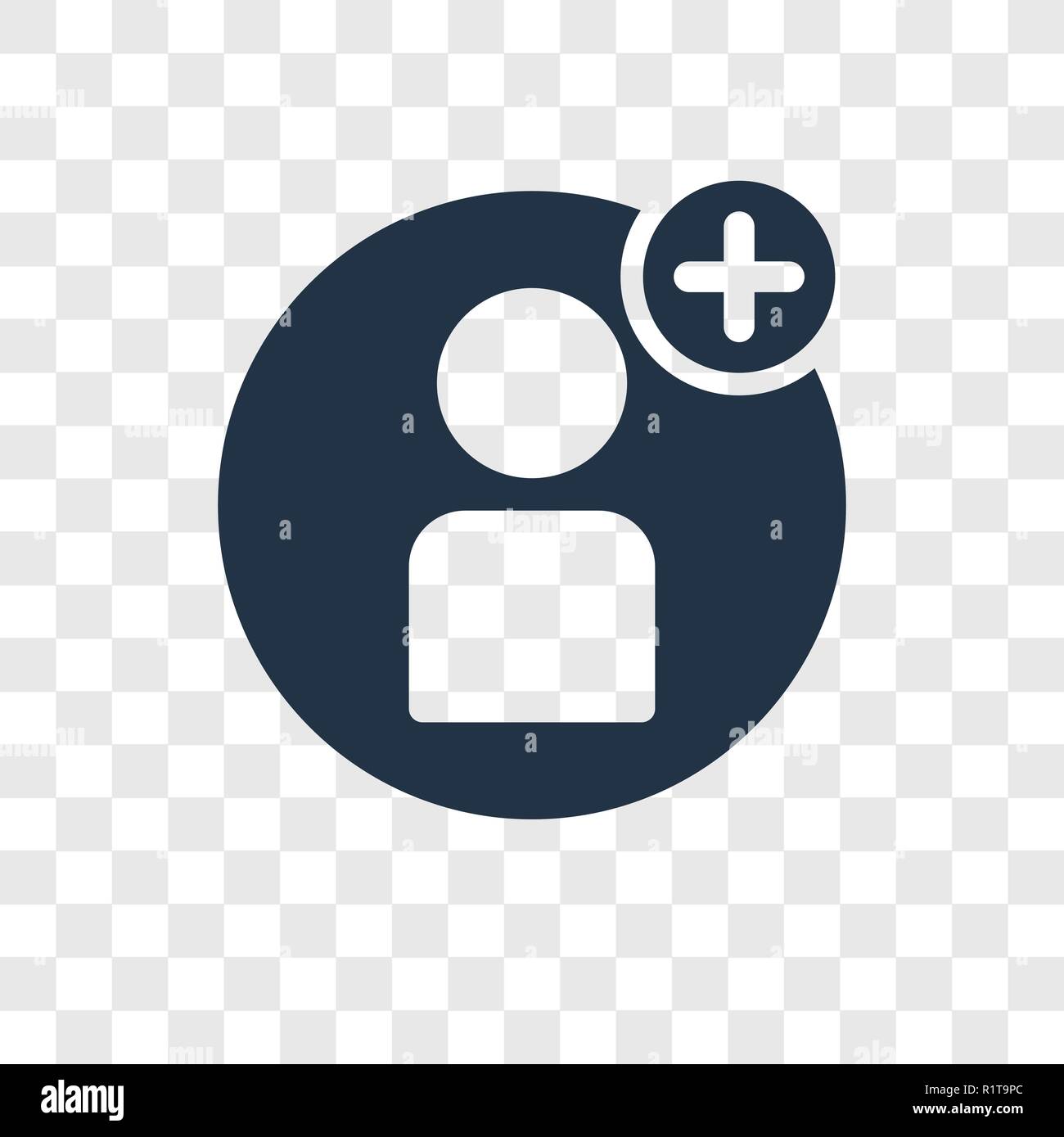 User vector icon isolated on transparent background, User transparency ...