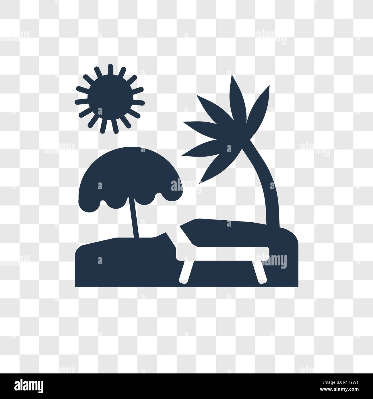 Sun bath vector icon isolated on transparent background, Sun bath ...