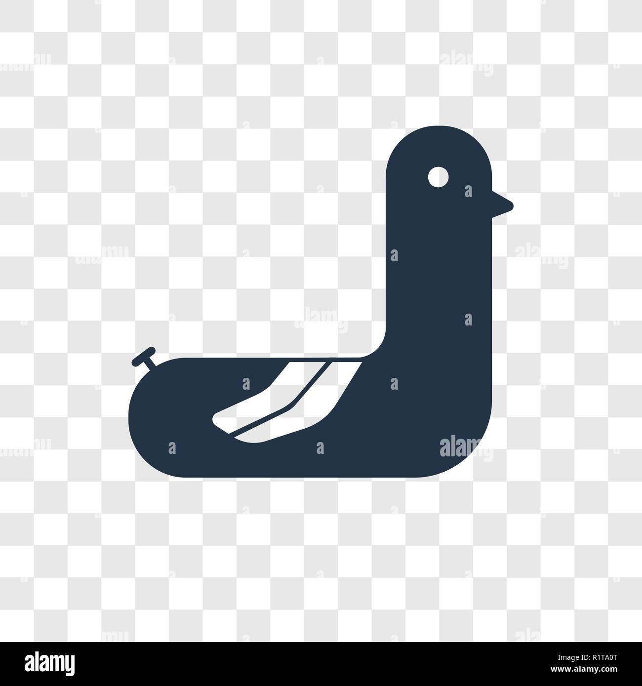 Rubber vector icon isolated on transparent background, Rubber ...