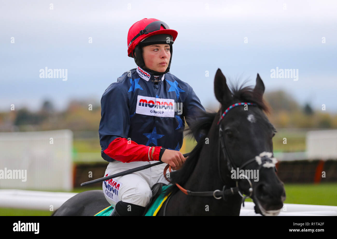Black Corton ridden by jockey Bryony Frost competes in the Bet365 ...