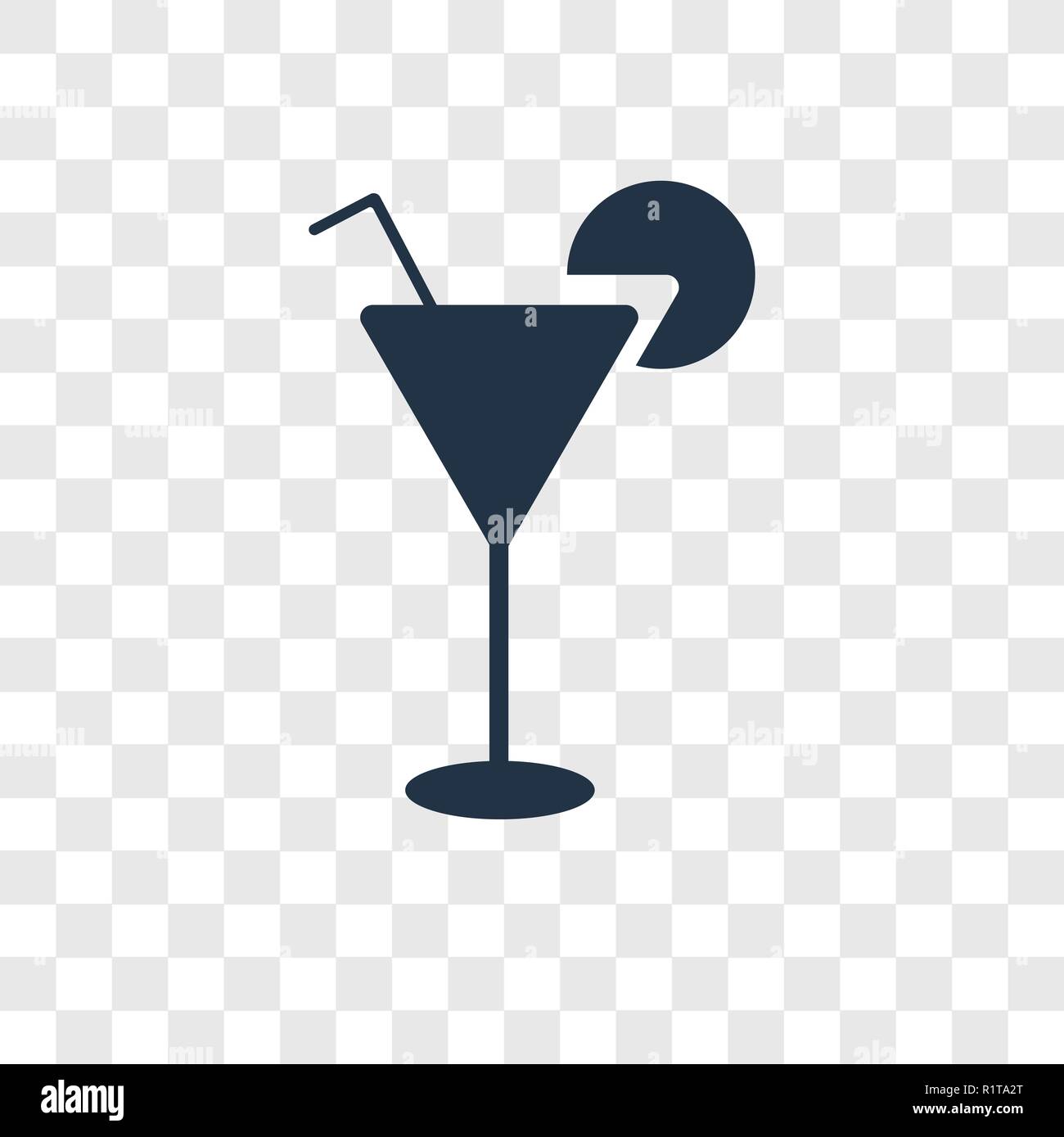Drink vector icon isolated on transparent background, Drink ...