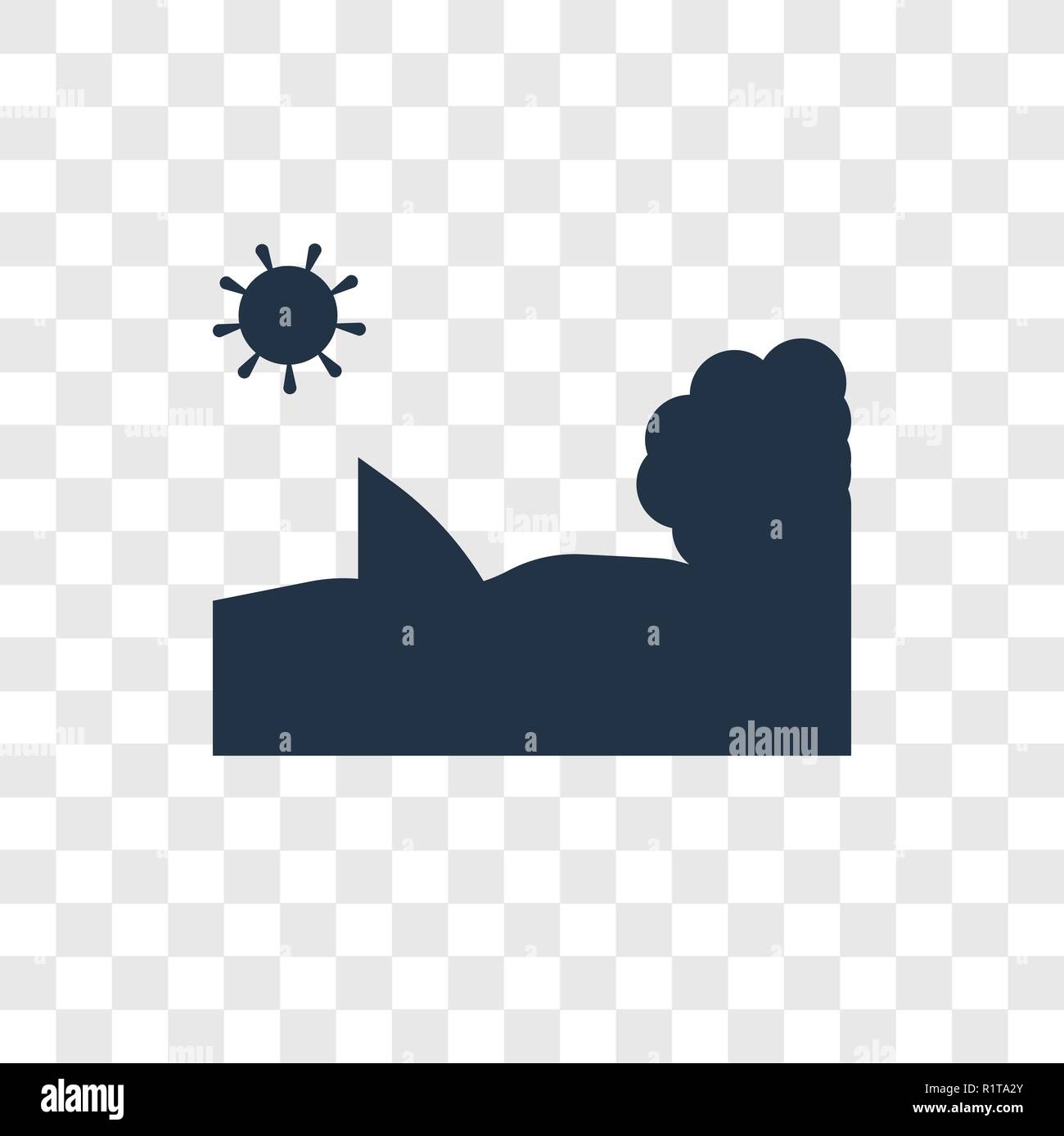 Shark vector icon isolated on transparent background, Shark ...