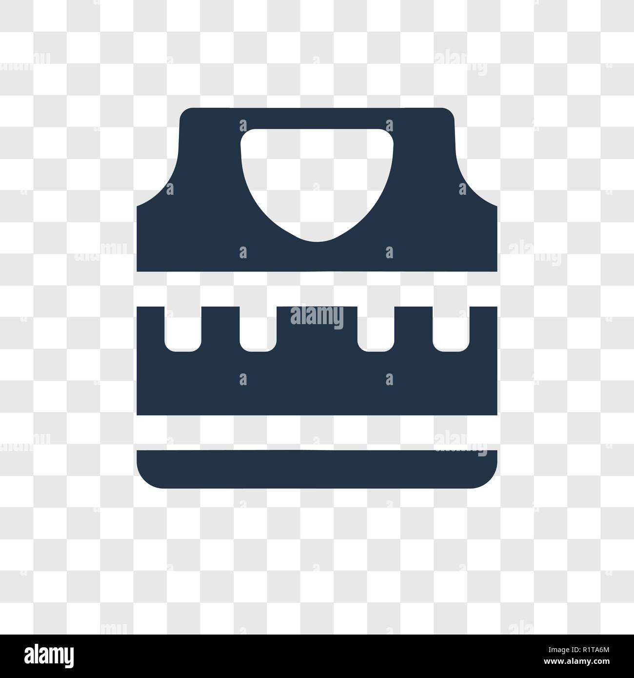 Vest vector icon isolated on transparent background, Vest transparency ...