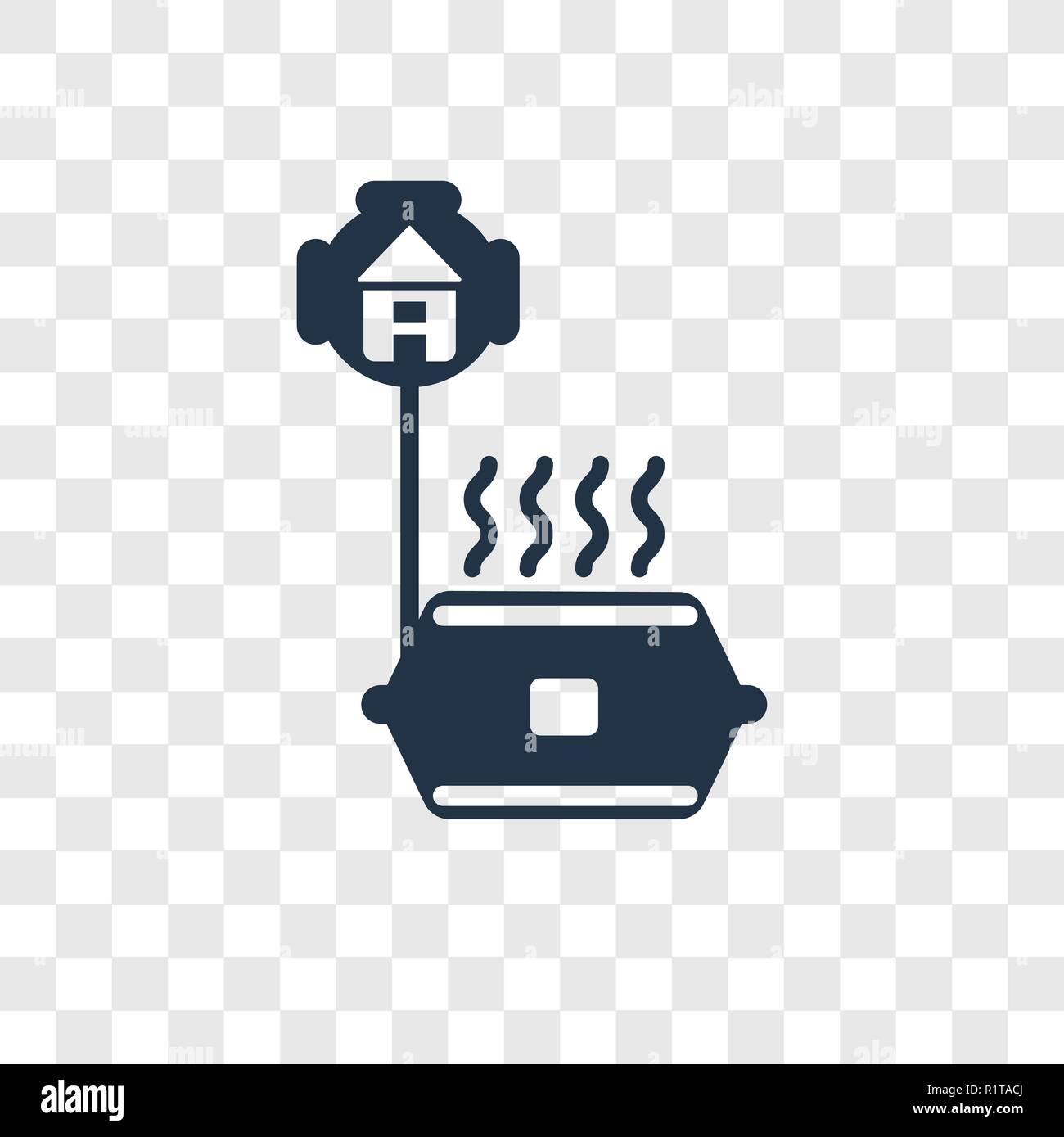 Take away vector icon isolated on transparent background, Take away ...