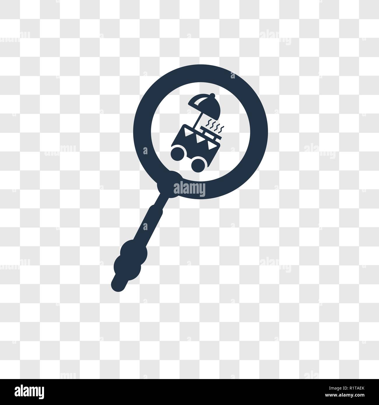 Search vector icon isolated on transparent background, Search ...