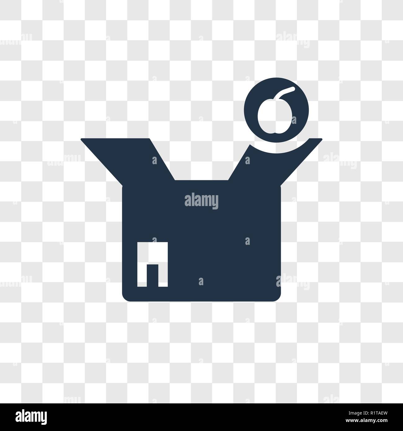 Take away vector icon isolated on transparent background, Take away ...