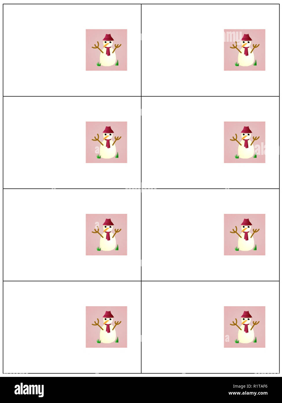 Christmas note card and tag design Stock Photo - Alamy