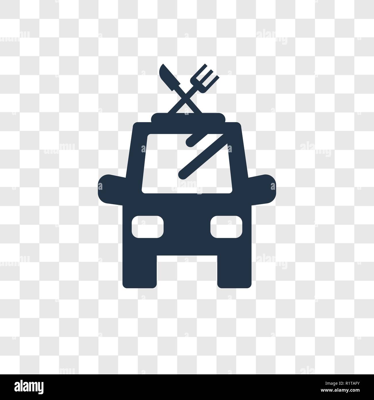 Taxi vector icon isolated on transparent background, Taxi transparency ...