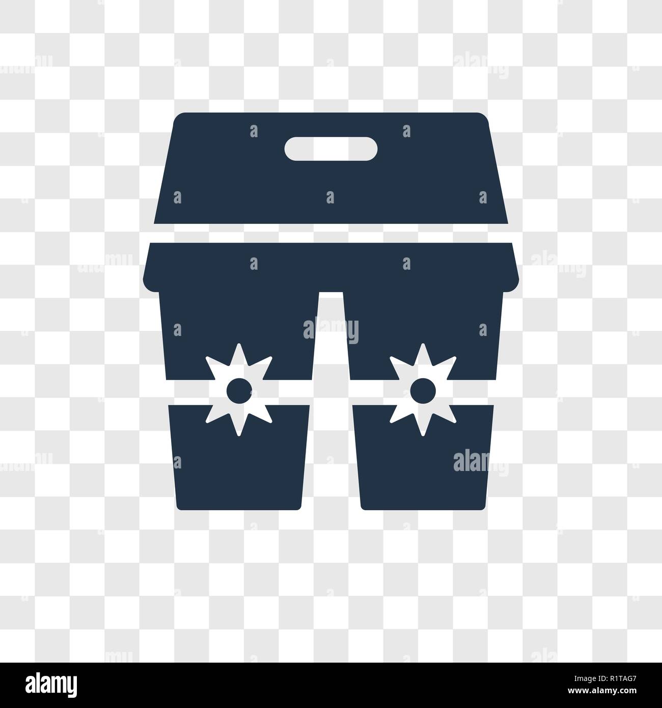 Cups vector icon isolated on transparent background, Cups transparency ...