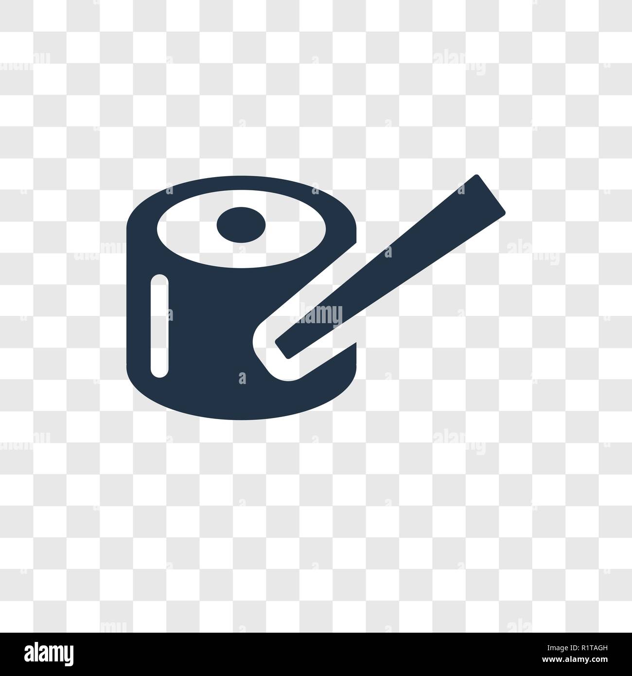 Sushi vector icon isolated on transparent background, Sushi ...