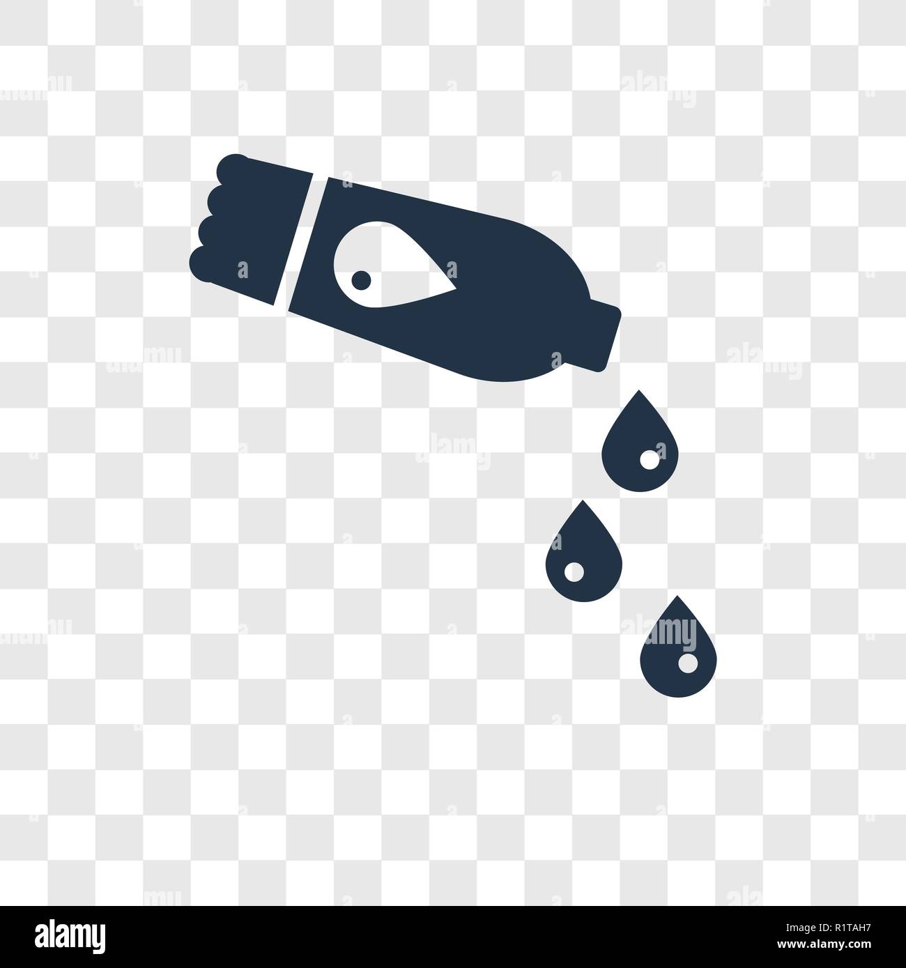 Water vector icon isolated on transparent background, Water ...