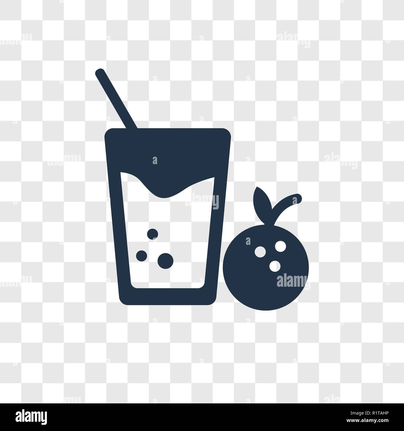 Juice vector icon isolated on transparent background, Juice ...