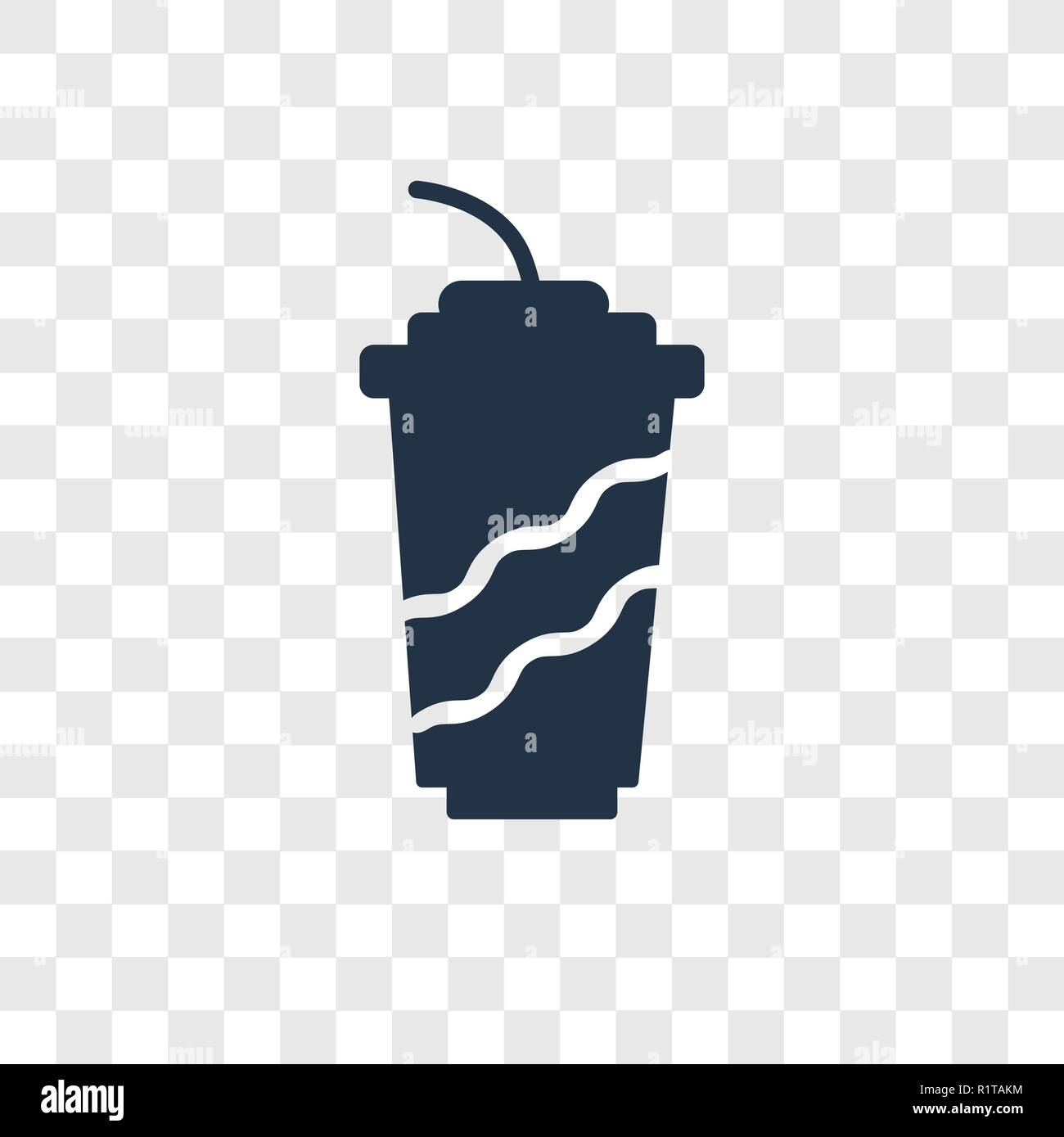 Beverage vector icon isolated on transparent background, Beverage ...