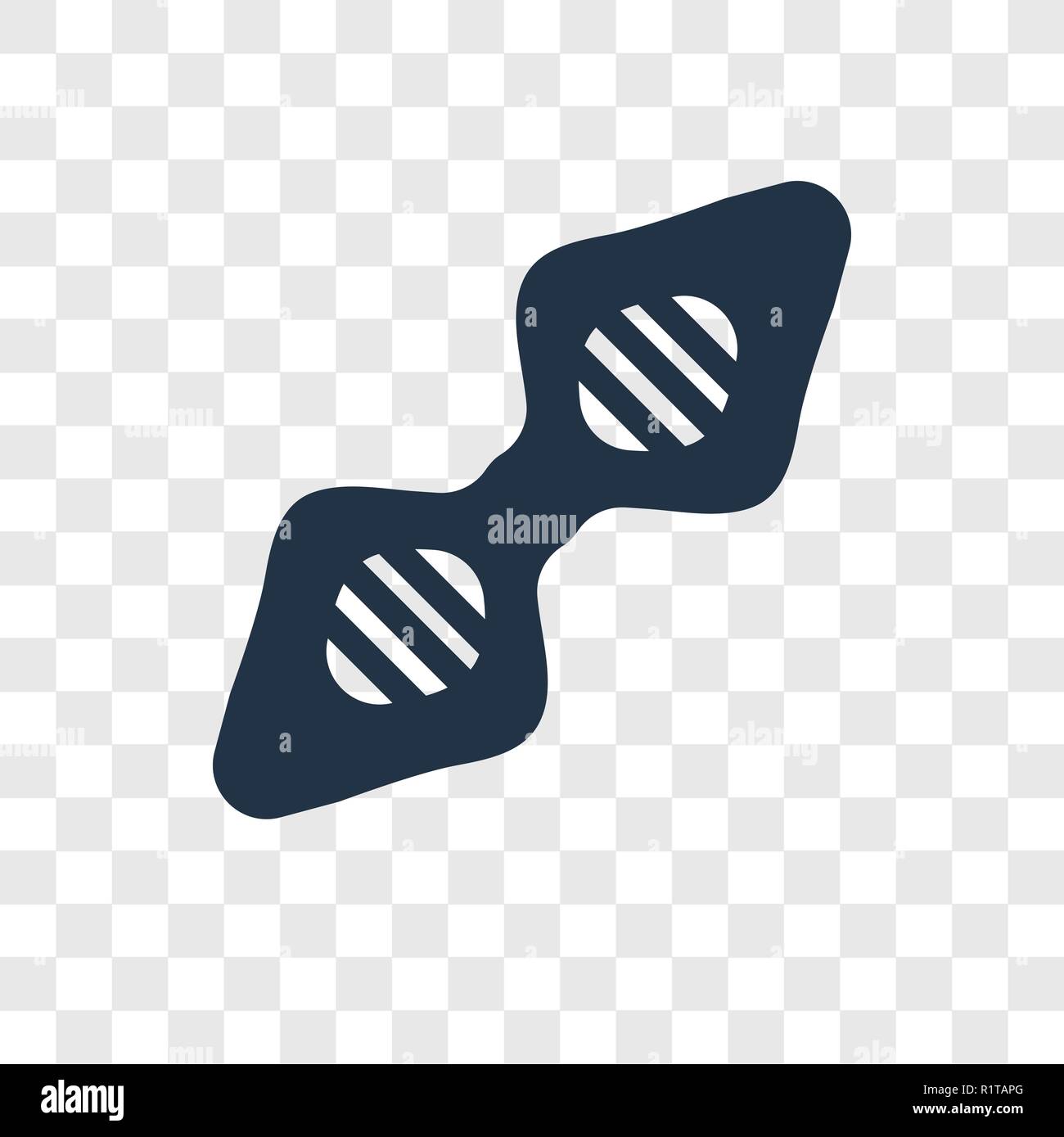 Dna vector icon isolated on transparent background, Dna transparency ...