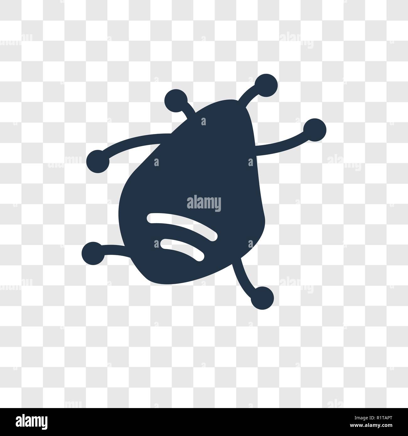 Virus vector icon isolated on transparent background, Virus ...