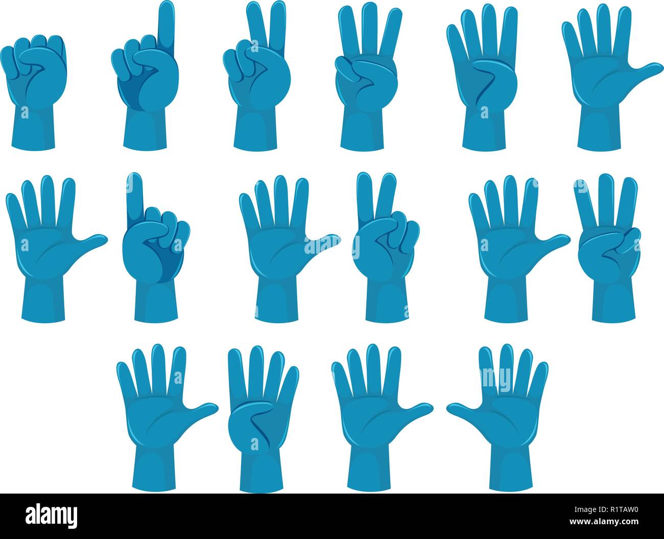 Counting concept image Stock Vector Images - Alamy