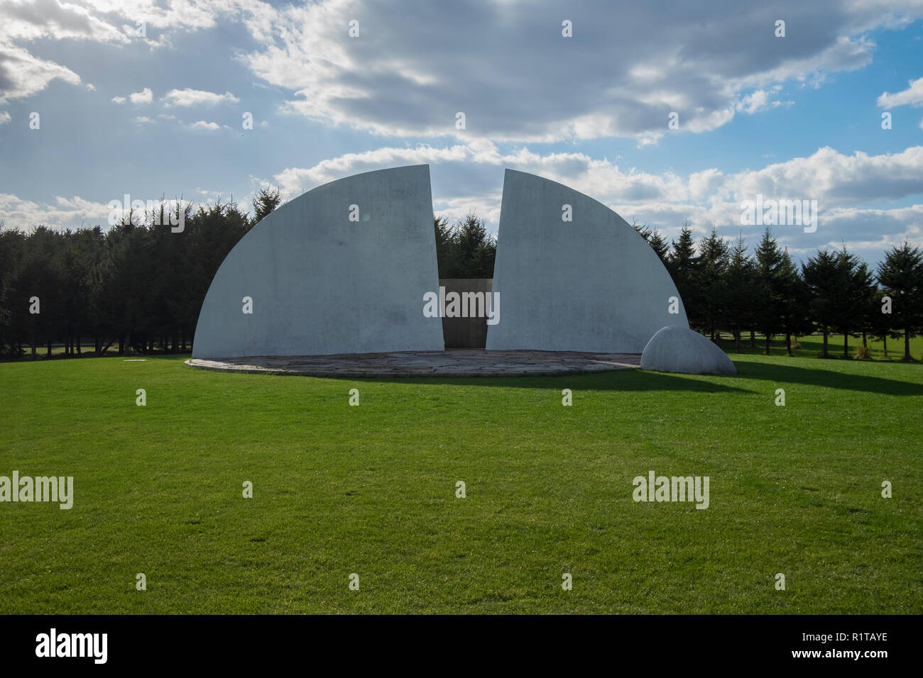 The band shell in Moerenuma Park in Sapporo, Japan Stock Photo - Alamy