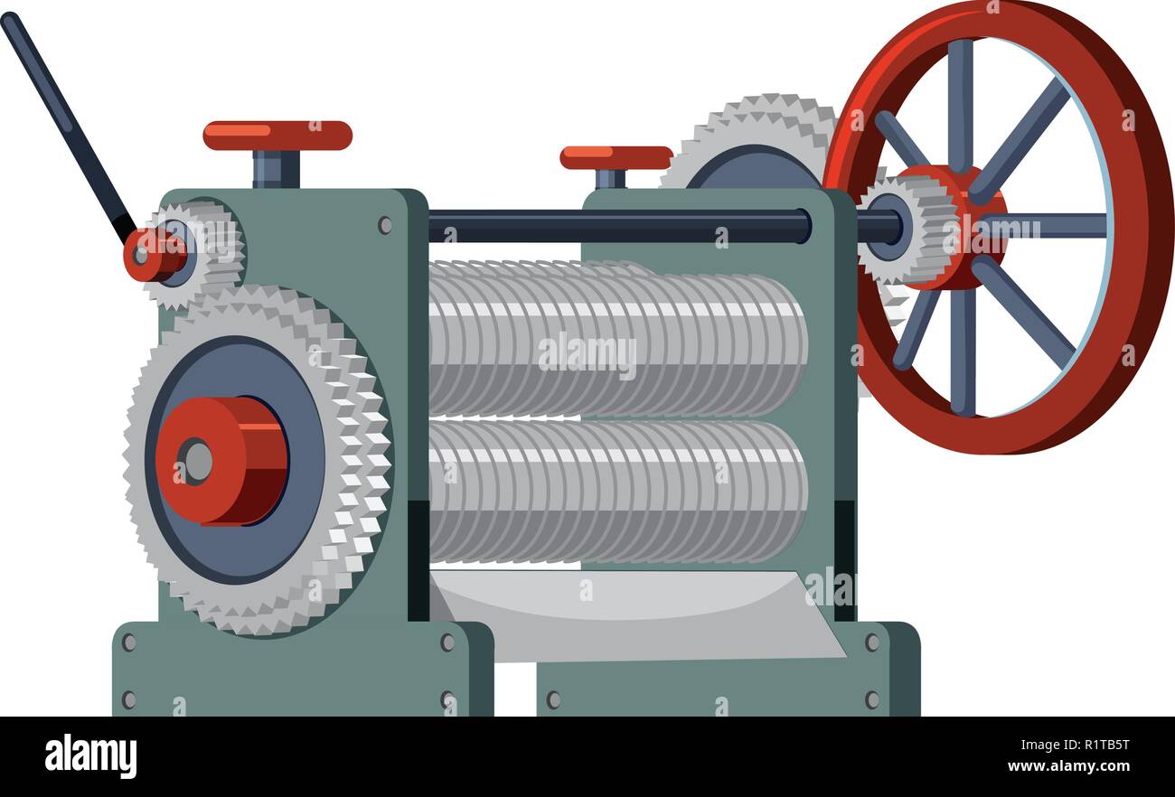 A flat engineer engine illustration Stock Vector Image & Art - Alamy