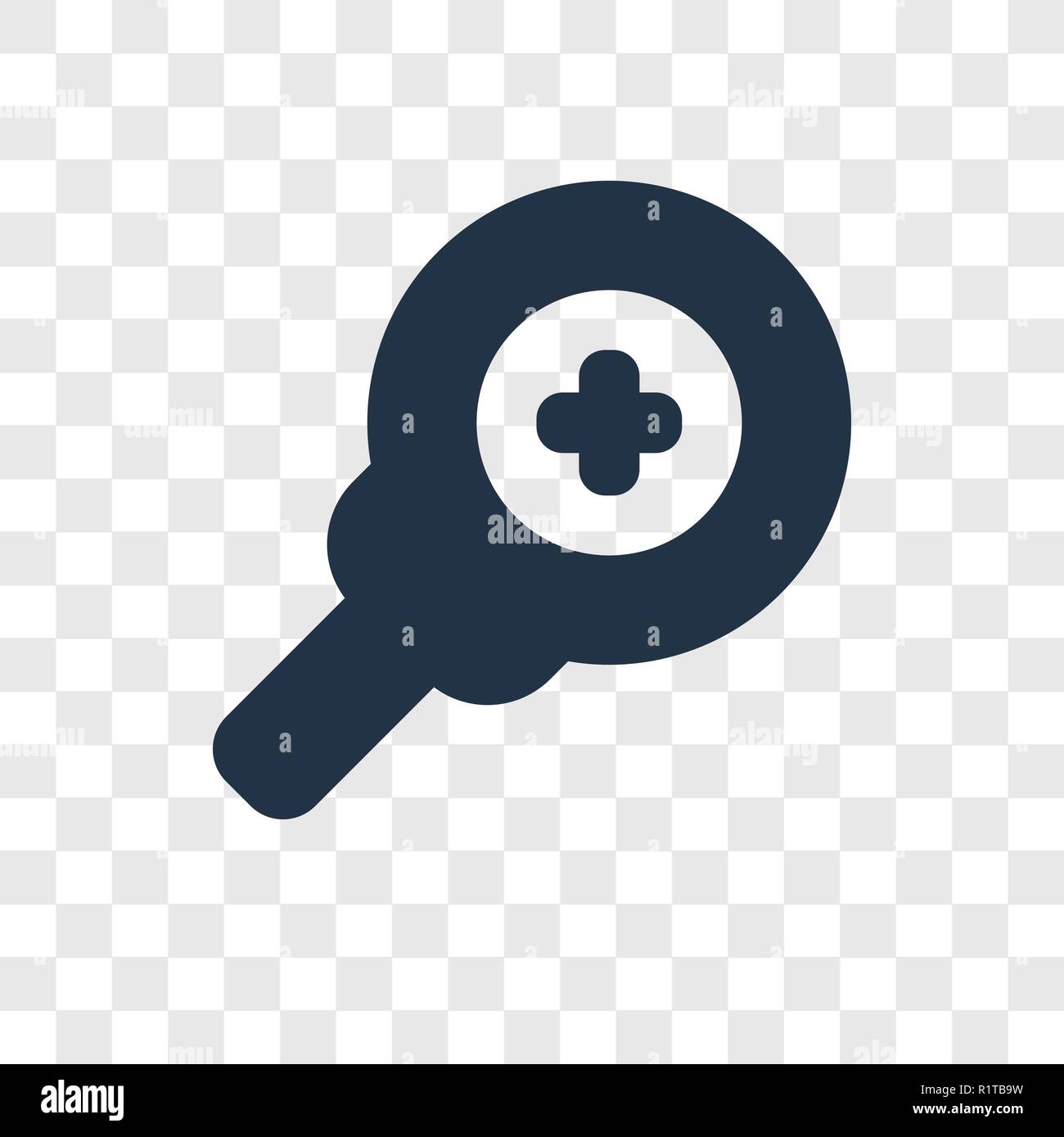 Zoom out vector icon isolated on transparent background, Zoom out ...
