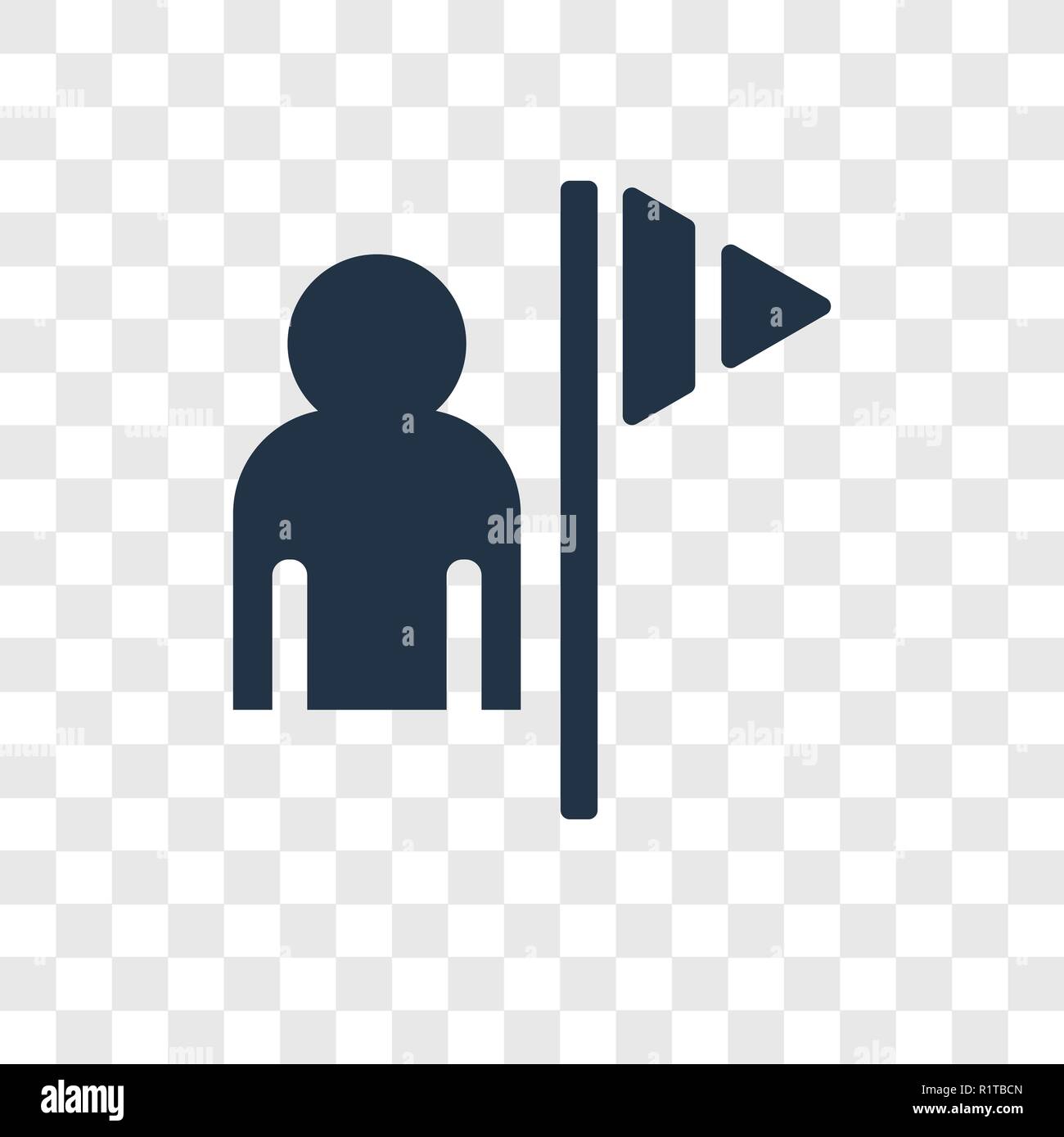 Goal vector icon isolated on transparent background, Goal transparency ...