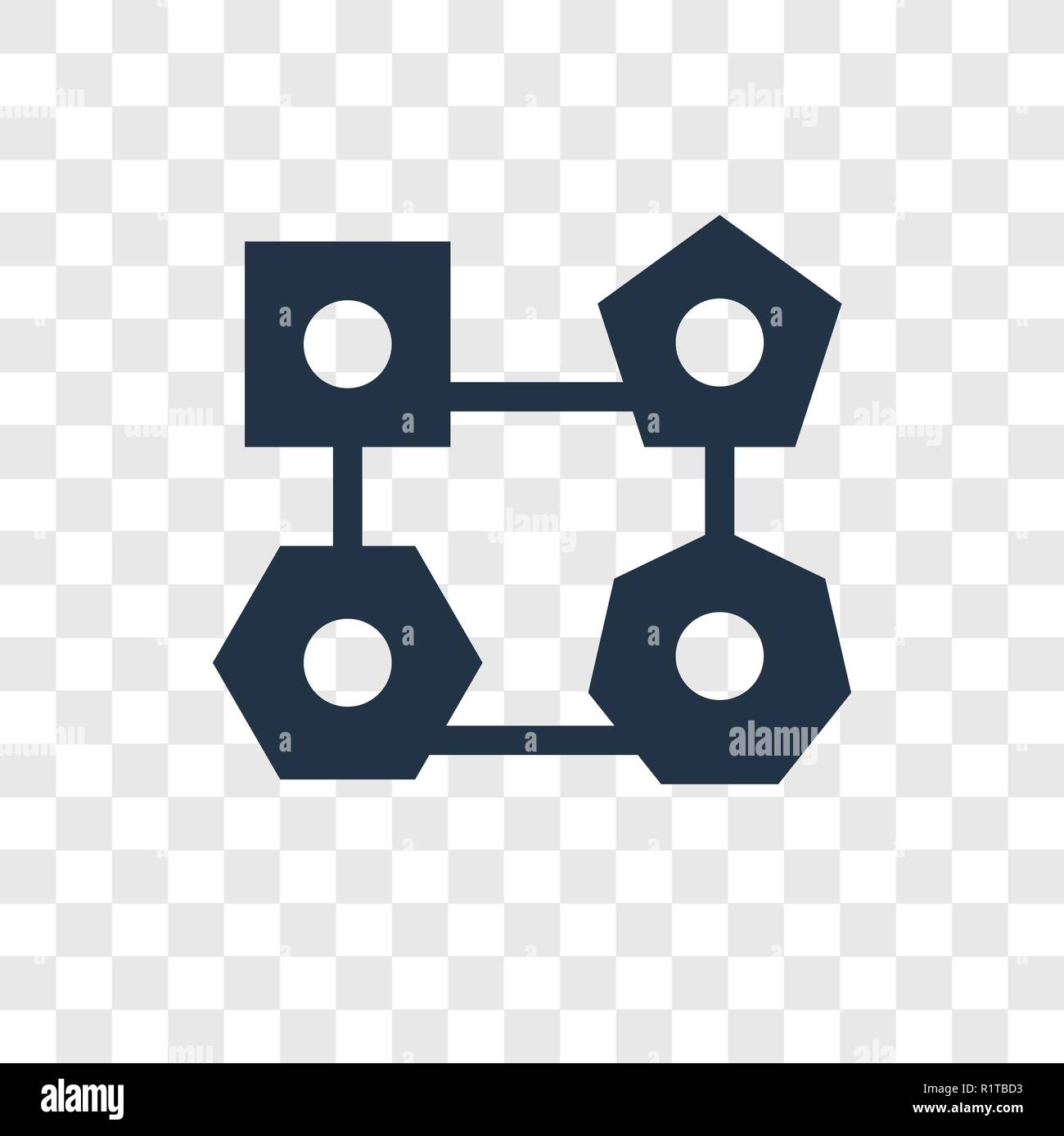 Shapes vector icon isolated on transparent background, Shapes ...