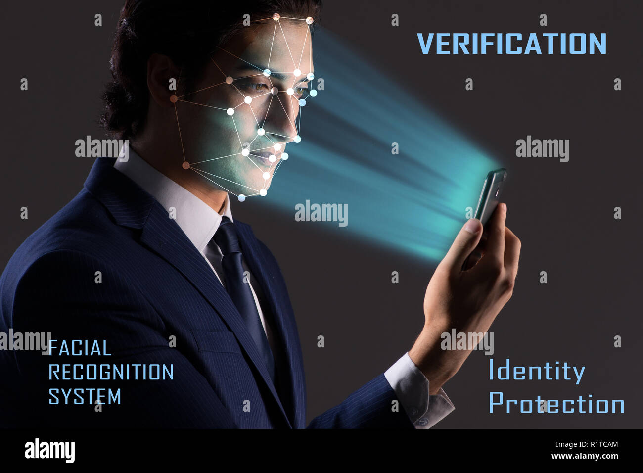 Concept of face recognition software and hardware Stock Photo - Alamy
