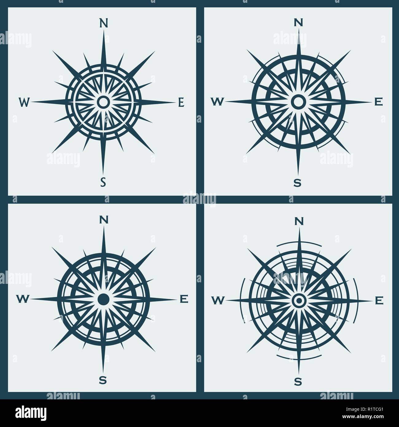 Vintage compass hi-res stock photography and images - Alamy