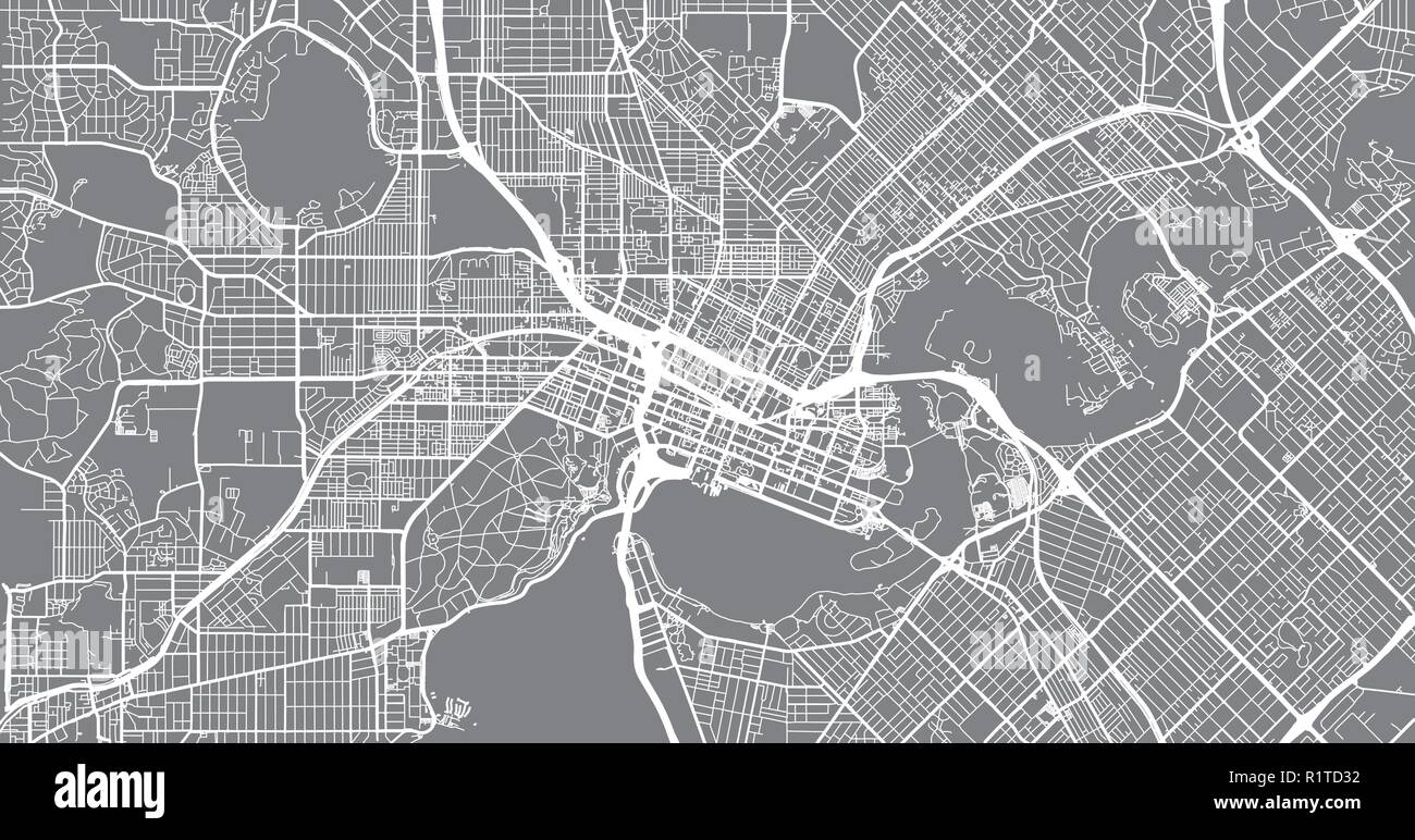 Urban vector city map of Perth, Australia Stock Vector Image & Art - Alamy