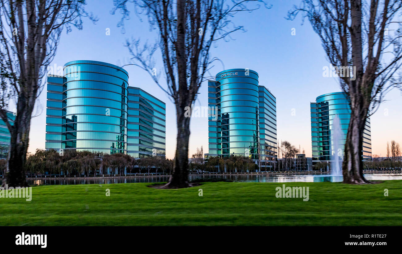 Oracle Headquarters in Redwood Shores California USA Stock Photo - Alamy