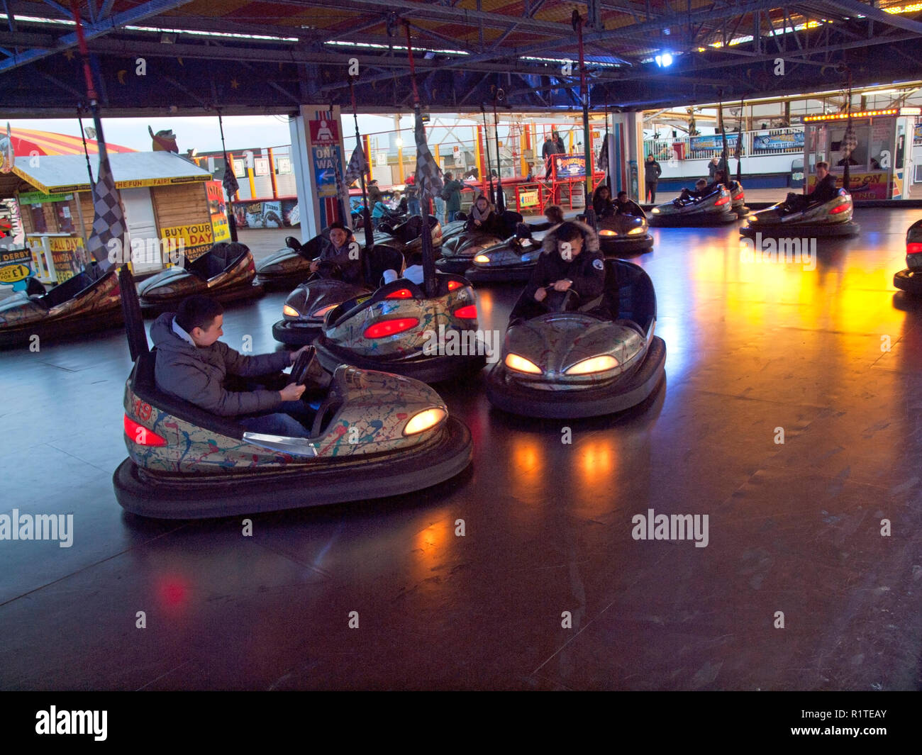 Brighton dodgems hi-res stock photography and images - Alamy
