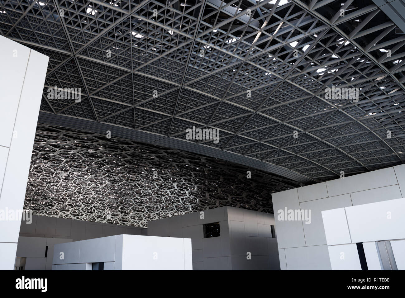 Ceiling detail of the Louvre Abu Dhabi Dome from inside Stock Photo - Alamy