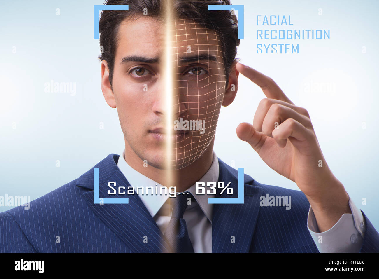 Concept of face recognition software and hardware Stock Photo - Alamy