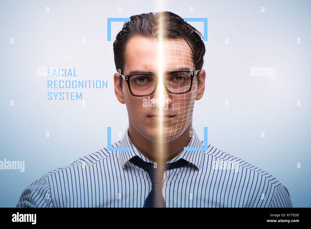 Concept of face recognition software and hardware Stock Photo - Alamy