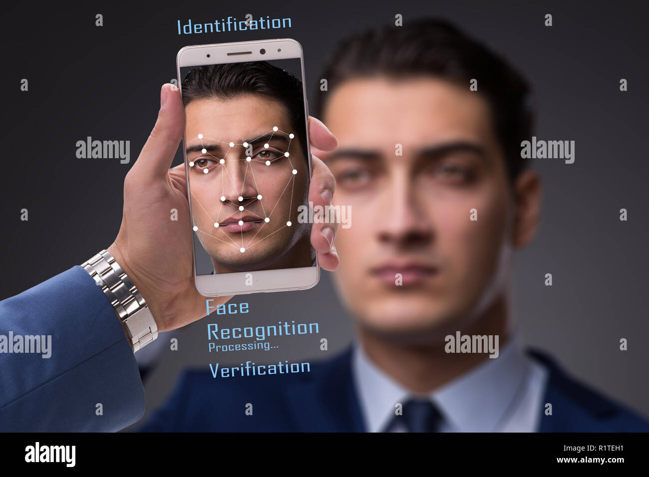 Concept of face recognition software and hardware Stock Photo - Alamy