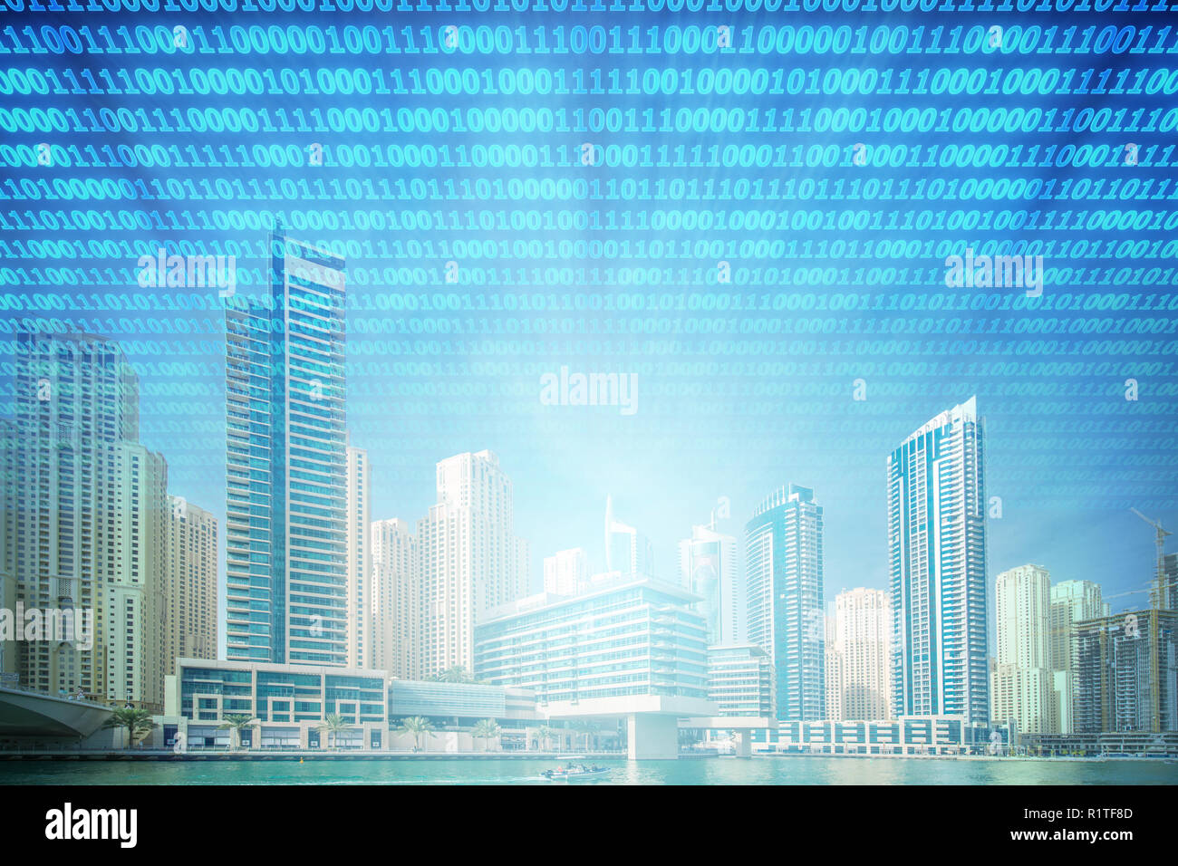 Concept of modern digital city and innovation Stock Photo - Alamy