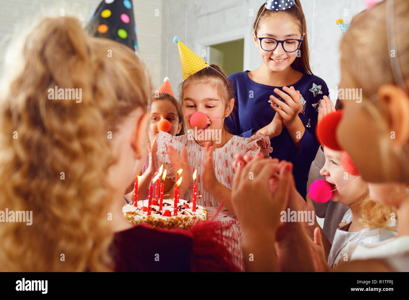 A celebration of children's birthday Stock Photo - Alamy