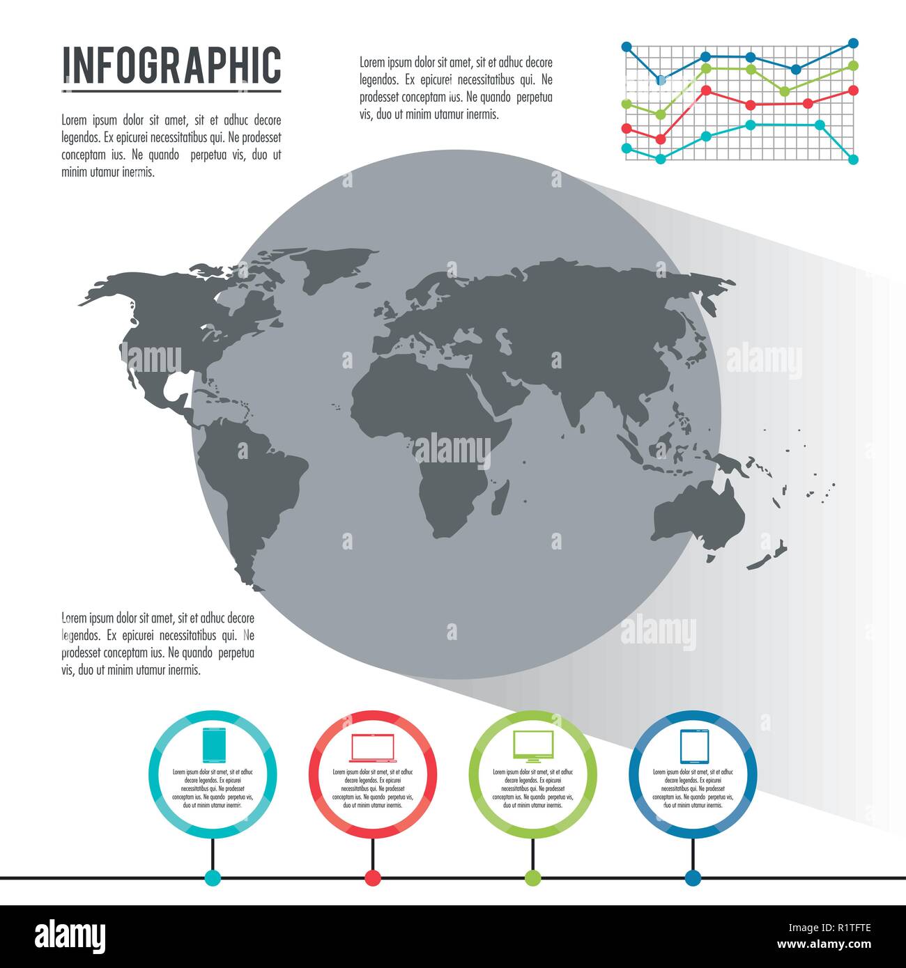 infographic whole world Stock Vector Image & Art - Alamy